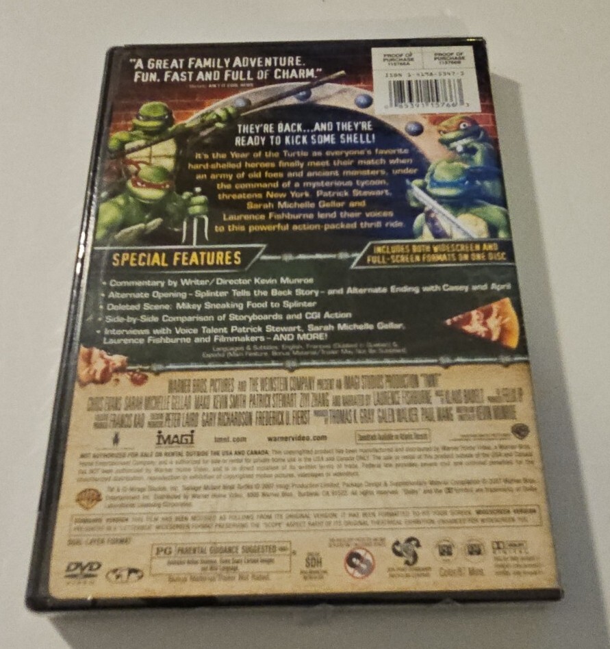 TMNT (Teenage Mutant Ninja Turtles) (DVD, 2007) 85391157663 | eBay