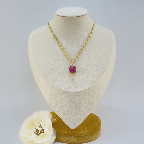 Genuine Star Ruby Solid 14k Yellow Gold Pendant, Newly Handcrafted | eBay