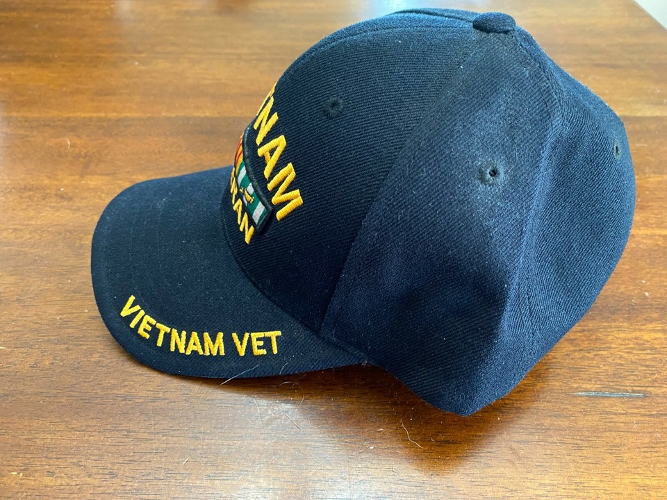 US Military Vietnam War Veteran Ribbon Baseball Cap Embroidered ...