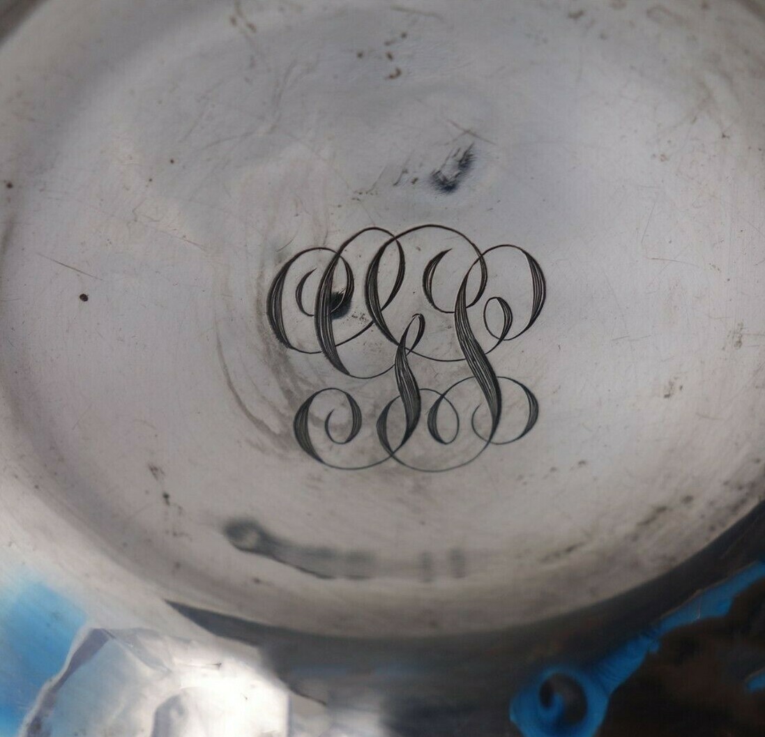 Hibiscus by Whiting Sterling Silver Candy Dish #6843 with Lattice ...