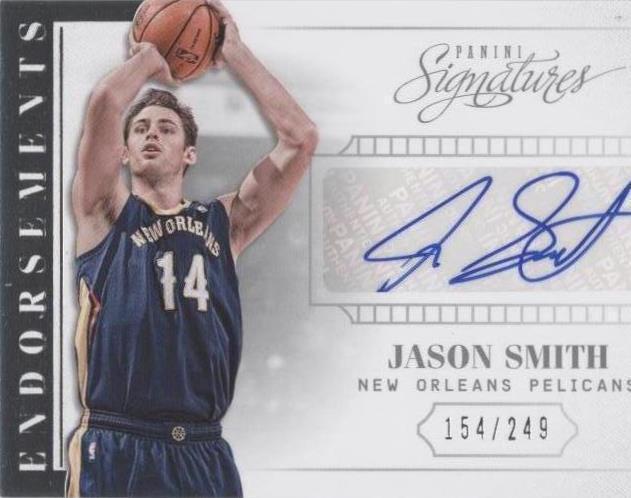 2013-14 Panini Signatures - Endorsements Jason Smith #15 /249 (AU) for ...