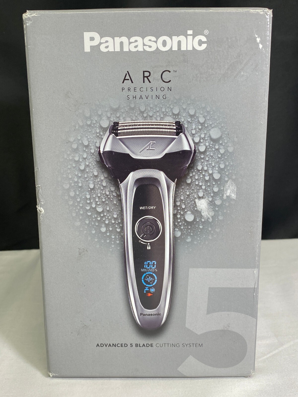 Panasonic LV65S Arc5 Men's 5-Blade Cordless Electric Razor with Shave ...