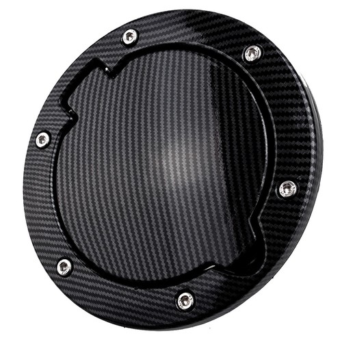 Carbon Fiber Fuel Gas Tank Door Lid Cover Flap Cap Fit for Jeep ...