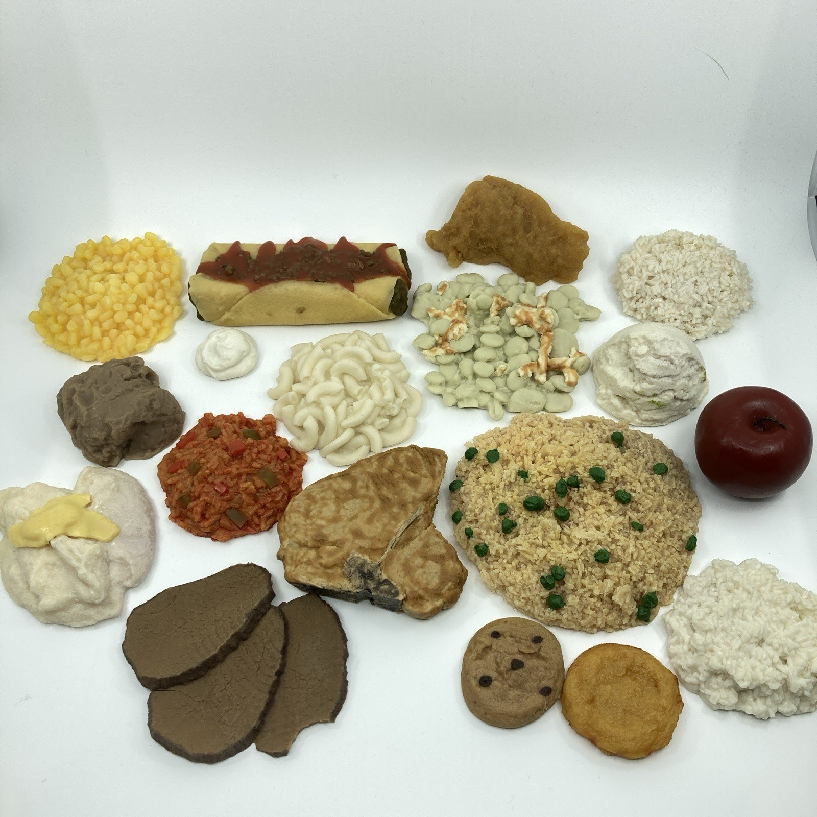 NASCO Fake Food Replica Lot (18 Pieces) Nutritional Display Props