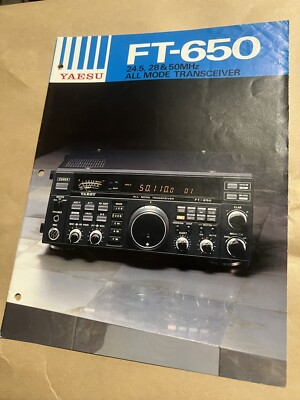 Yaesu FT-650 ORIGINAL SALES BROCHURE | eBay