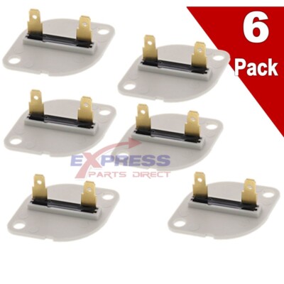 (6 Pack) 3390719 Dryer Thermal Fuse WP3390719, AP6008309, PS11741444 | eBay