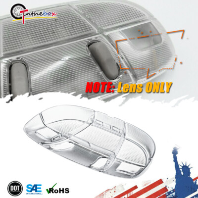 Interior Clear Overhead Dome Light Cover For 08-16 Ford F150 F250 F350 ...