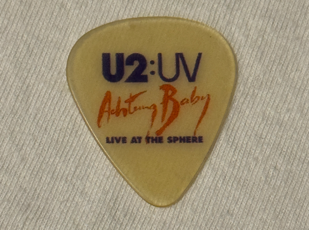 U2 Edge Guitar Pick Achtung Baby Live at the Sphere Concert Tour ...