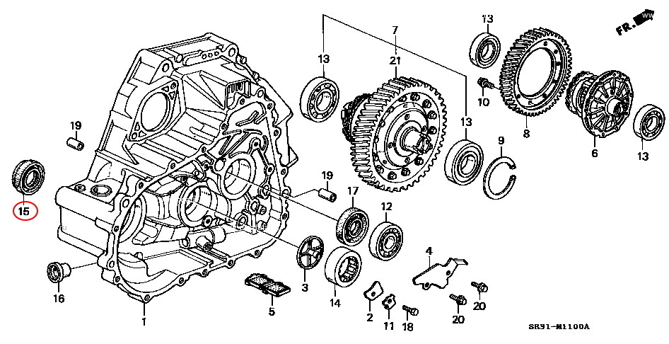 1996-2000 Honda Civic EK9 EK4 Type-R Transmission Axle Output Shaft ...