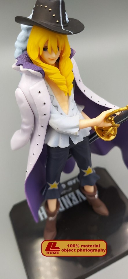 Anime One Piece Cavendish White Horse Kamaitachi Swordsman Figure ...