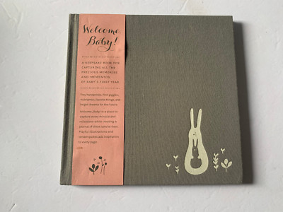 Welcome Baby Book, Babies Memories Journal Scrapbook New! So Cute! | eBay