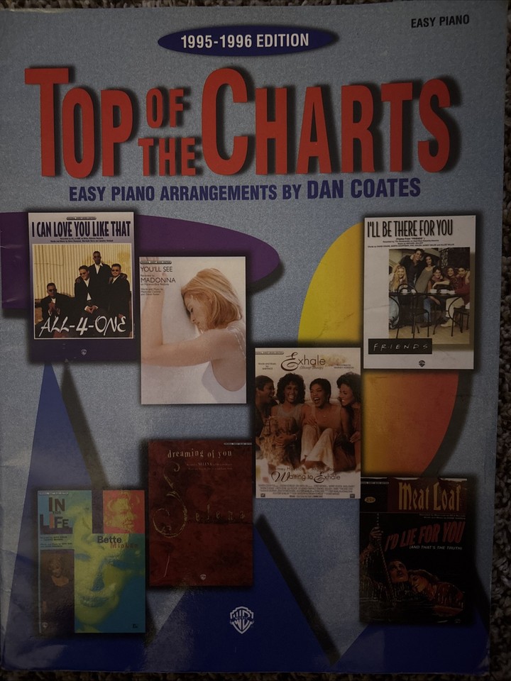 WARNER BROS Top of the Charts: 1995-1996, Piano Vocal Chords Madonna ...