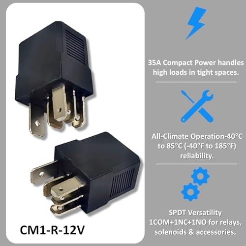 CM1-R-12V ACM13221 | 12VDC 35A 5-Pin General Purpose Automotive Power ...