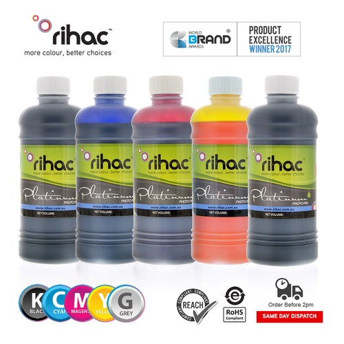 Rihac 500ml CLI651 PGI650 Refill Ink for Canon MG6360 MG7160 MG7560 ...