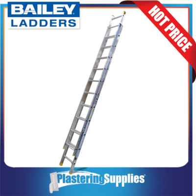 Bailey Ladder Pro 3.79 to 6.53 Extension Aluminium 12 Step 150Kgs ...
