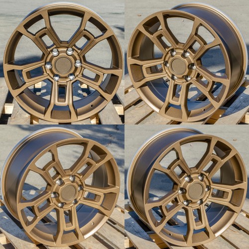 20" 20x8.5 6x139.7 Bronze Wheels Fit Toyota Tacoma Sequoia GX460 Set of ...