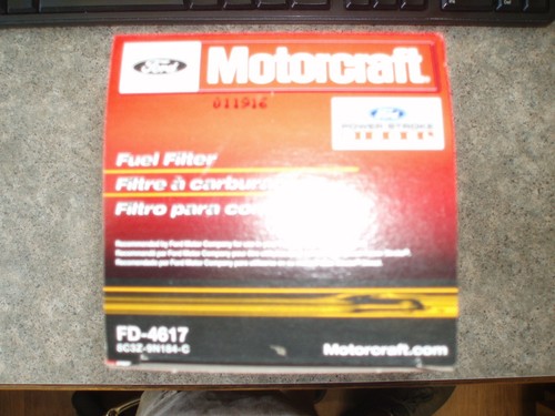 New MOTORCRAFT FD4617 Fuel Filter Ford F-250 F-350 F-450 Super Duty 6 ...