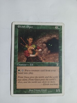 MTG Elvish Piper Seventh Edition 242/350 Regular Rare | eBay