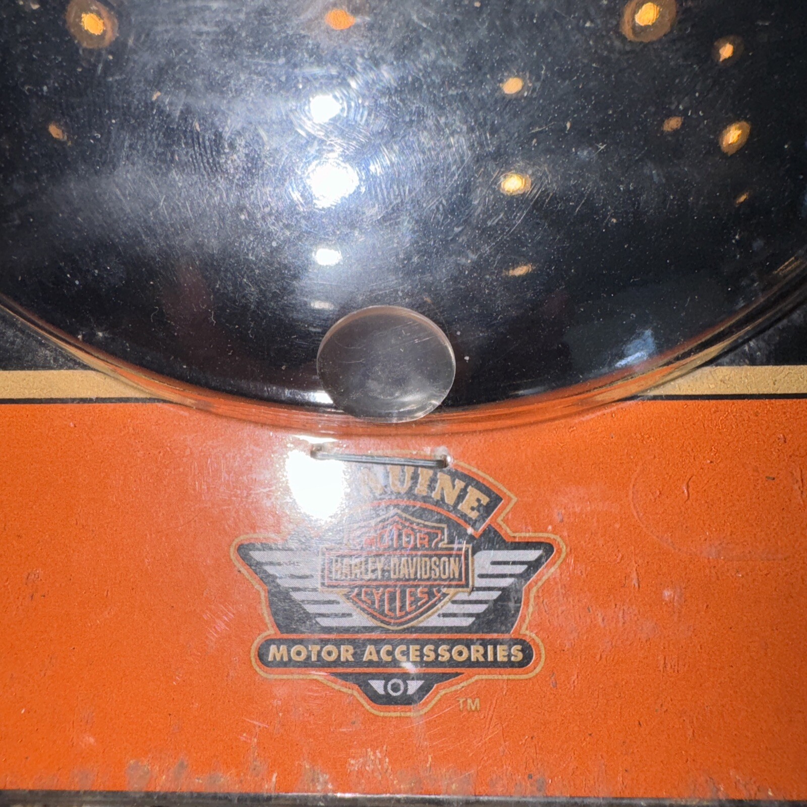 61308-09A GENUINE OEM HARLEY DAVIDSON TOURING Chrome console fuel door ...