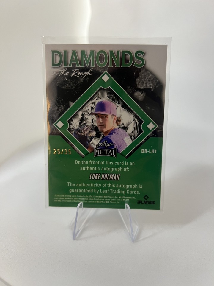 2025 Leaf Luke Holman Diamonds Autograph /35 | eBay