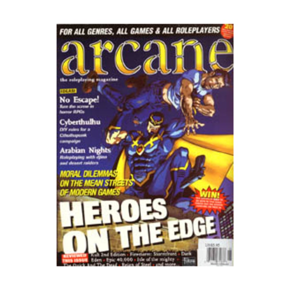 Future Pub Arcane Magazine #20 "Cyberthulhu, Arabian Nights, Kult" Mag ...
