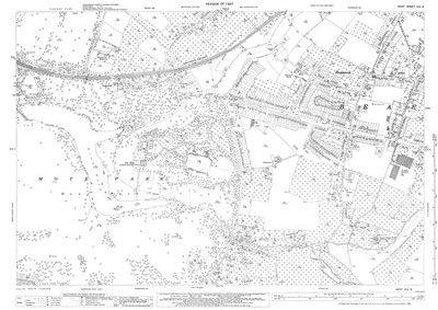 Moat Park, Bearsted Weavering st, Bearsted area - OS Kent Map 42 - 8 ...
