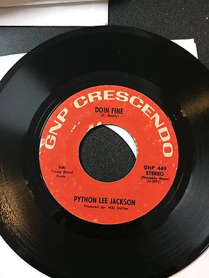 ROCK 45 RPM RECORD - PYTHON LEE JACKSON - GNP CRESCENDO 449 | eBay