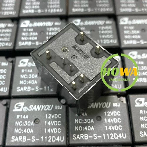 5/pieces NEW Sanyou Automotive Relay SARB-S-112D4U 7-pin 12V 40A | eBay