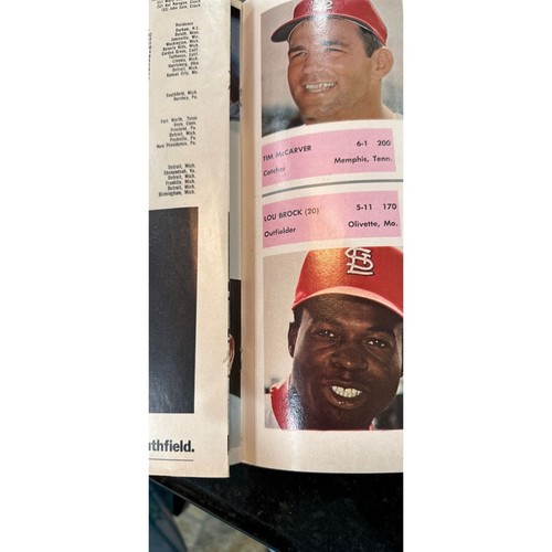 Vintage Detroit Tigers 1968 World Series Program In Plastic Sleeve | eBay