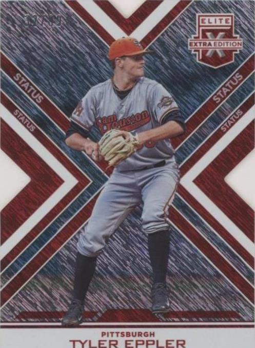 2016 Panini Elite Extra Edition - Tyler Eppler #122 Status Red Die-Cut ...