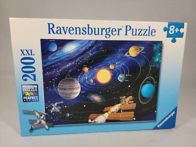 Ravensburger Puzzle 200 Piece XXL The Solar System Space Station Planet ...