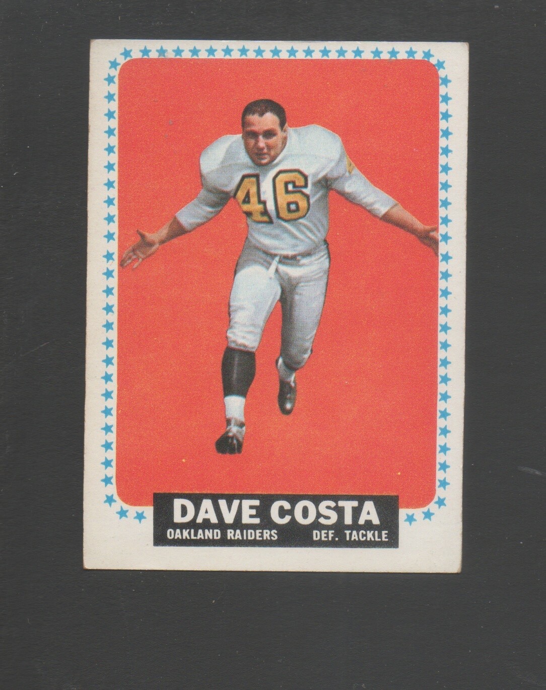 1964 Topps Football Card #134 Dave Costa-Oakland Raiders Ex Card | eBay