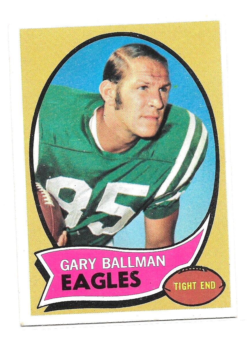 1970 Topps Gary Ballman 47 Philadelphia Eagles Football | eBay