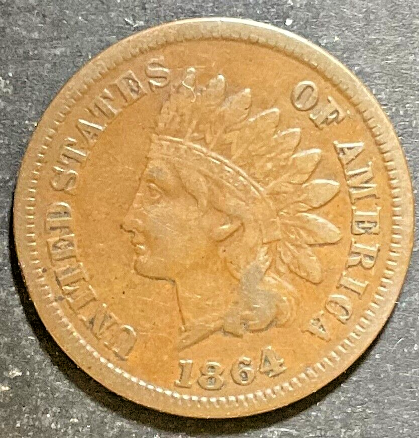 1864-L Indian Head Cent Tough Scarce Date Variety Nice Choice Original ...