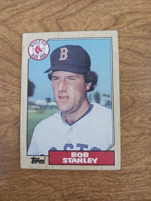 1987 Topps #175 Bob STANLEY Pitcher Boston RED SOX | eBay