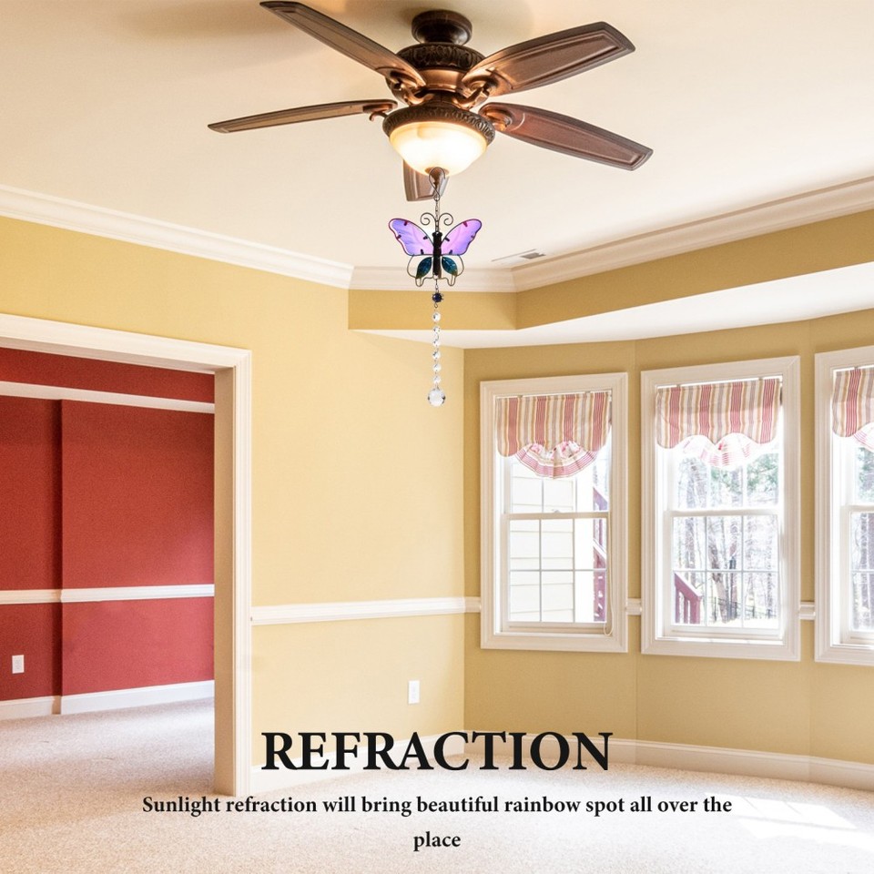 2pcs Iron Art Hanging Crystal Ornament Window Rainbow Maker | eBay UK