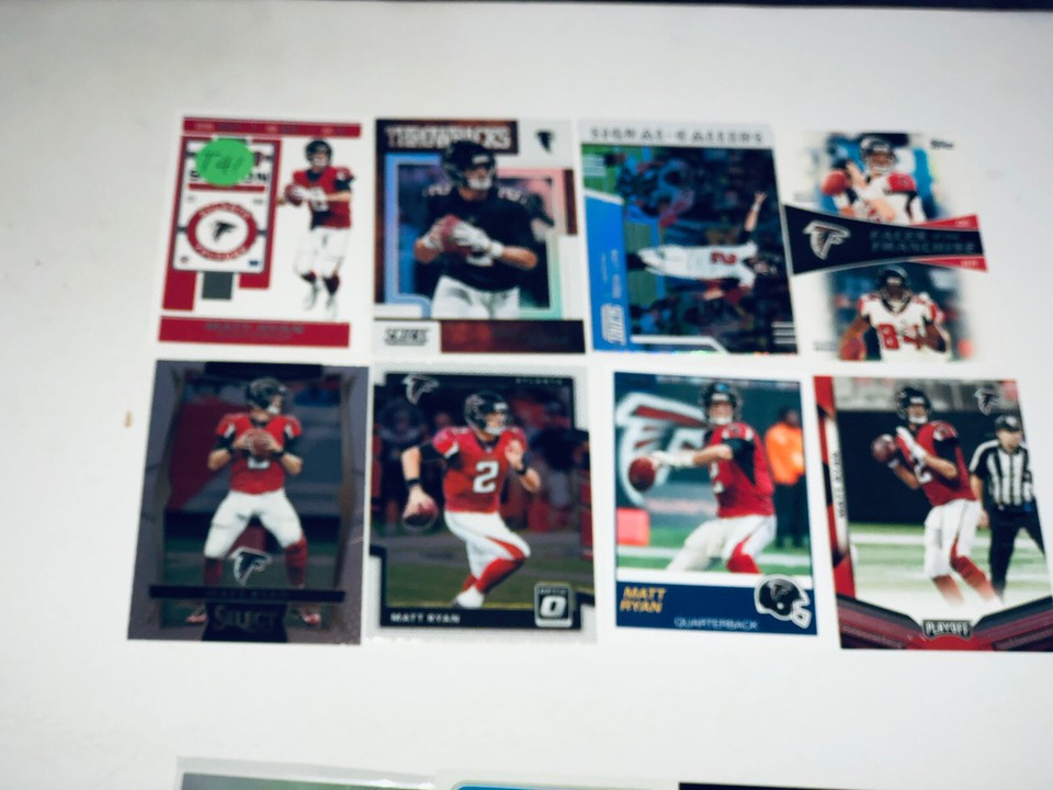 Matt Ryan Lot Of 8 Atlanta Falcons NFL Football Cards T41 | eBay