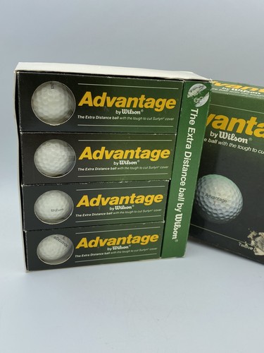 Vintage Wilson Advantage Surlyn Cover Professional Golf Balls 12 ct NEW ...