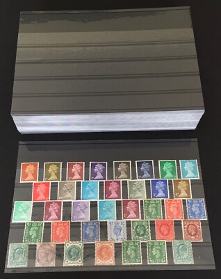 NEW 5 Strip Stamp Stock Cards with Clear Film Cover Stockcards A5 148mm ...