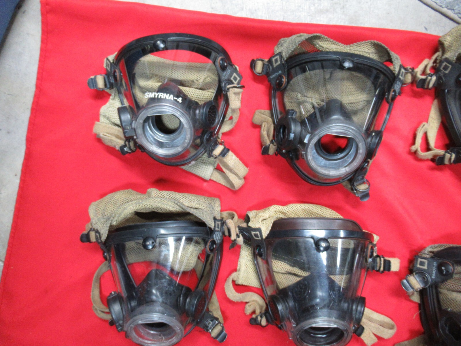 Scott AV-2000 Full Facepiece Firefighter SCBA Mask LARGE / XL air ...