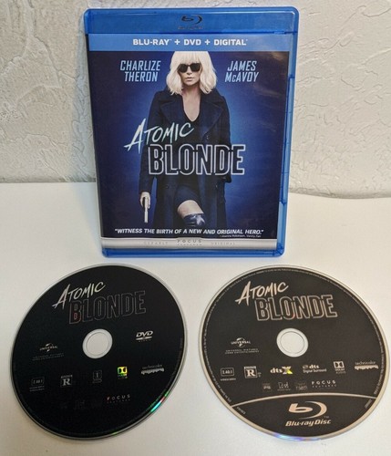 Atomic Blonde [Blu-ray + DVD, 2 Discs] No Digital Charlize Theron Like ...