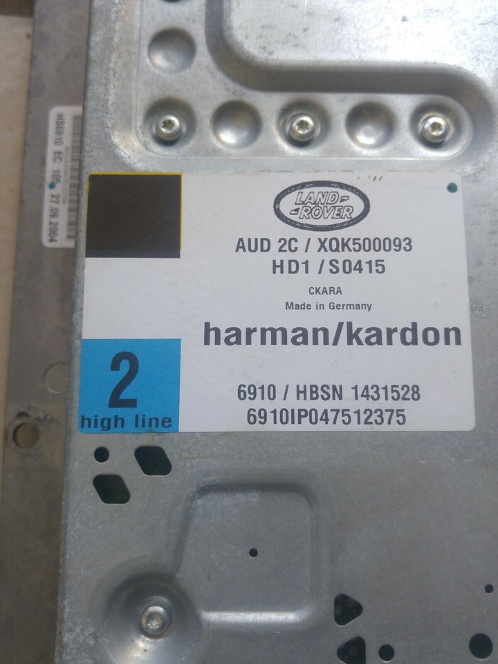 05 06 07 08 09 Land Range Rover LR3 Radio Audio AMP Amplifier Harman ...