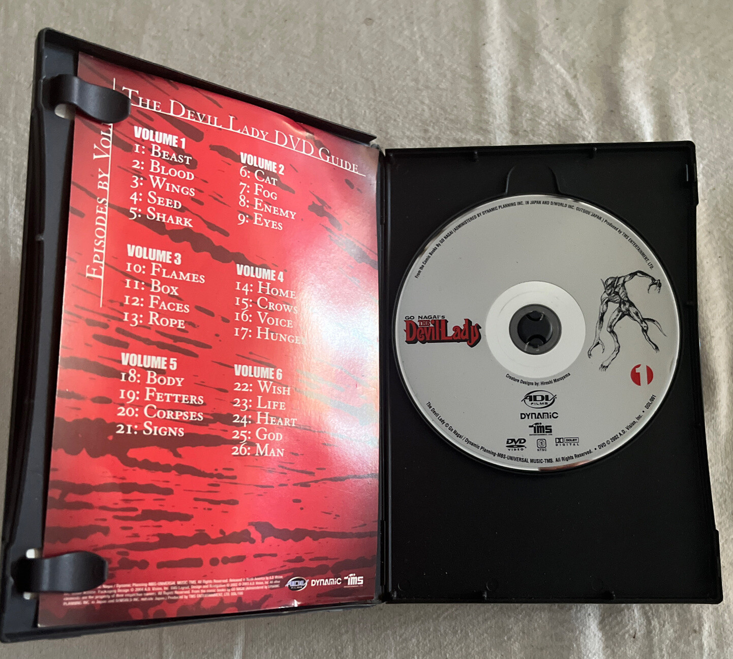 The Devil Lady Anime The Complete DVD Collection 6-Disc Set 2004 ADV ...