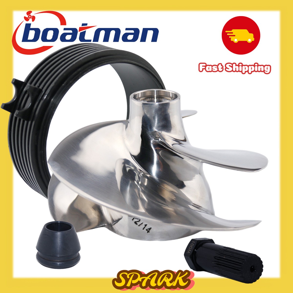 12/14 Vs 12/17 Solas Stainless Steel Seadoo Spark Stock Replacement ...