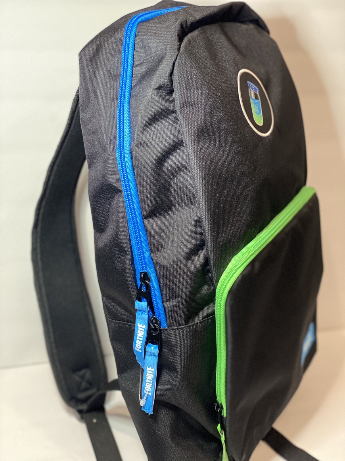 Black FORTNITE Backpack with Chug Jug Emblem | eBay