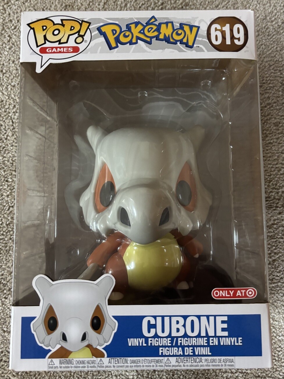 Funko Pop Pokemon Cubone #619 Target Exclusive 10 " Inch RARE VAULTED ...