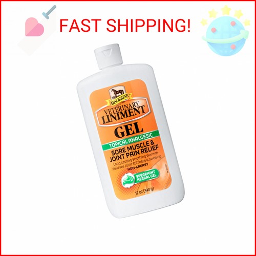 Absorbine Veterinary Liniment Topical Analgesic Sore Muscle and ...