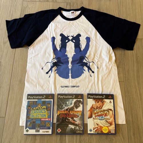 Capcom Fan Bundle – Street Fighter Shirt + 3x PS2 Games (sealed) | eBay.de