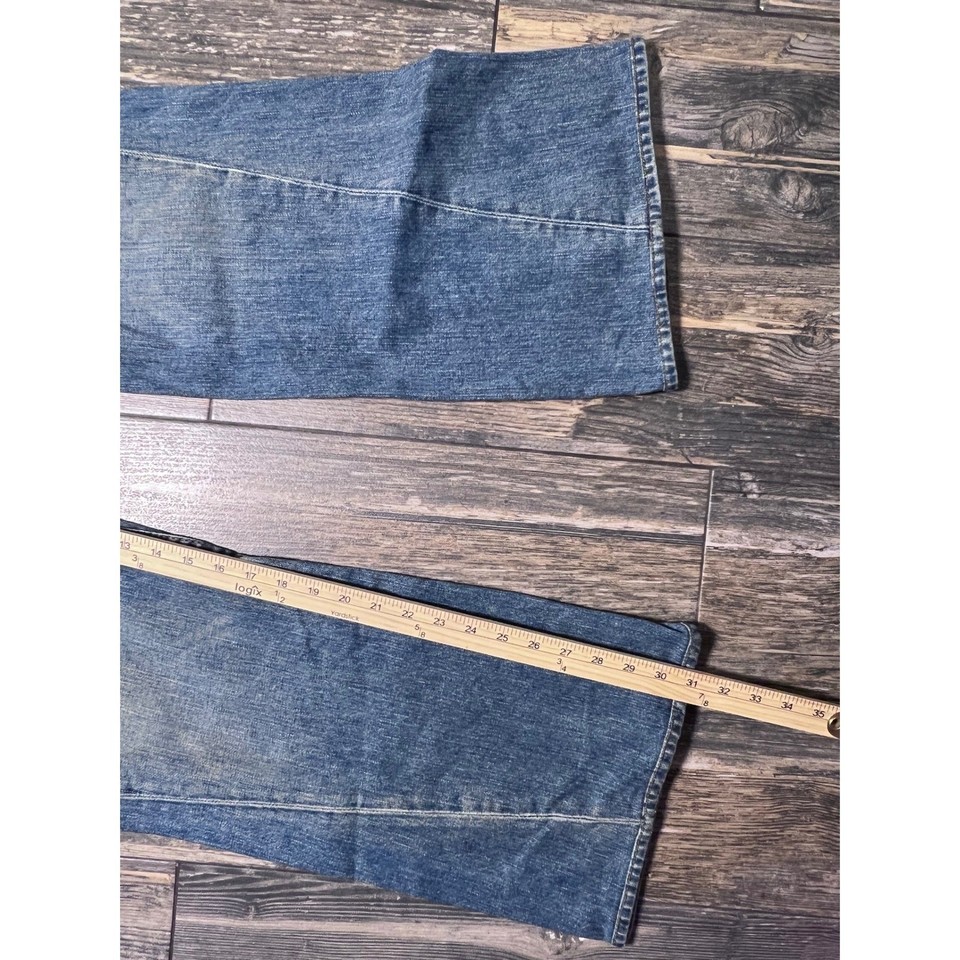 Vintage True Religion Joey Jeans Men Twisted Flare Leg Denim Blue Made ...