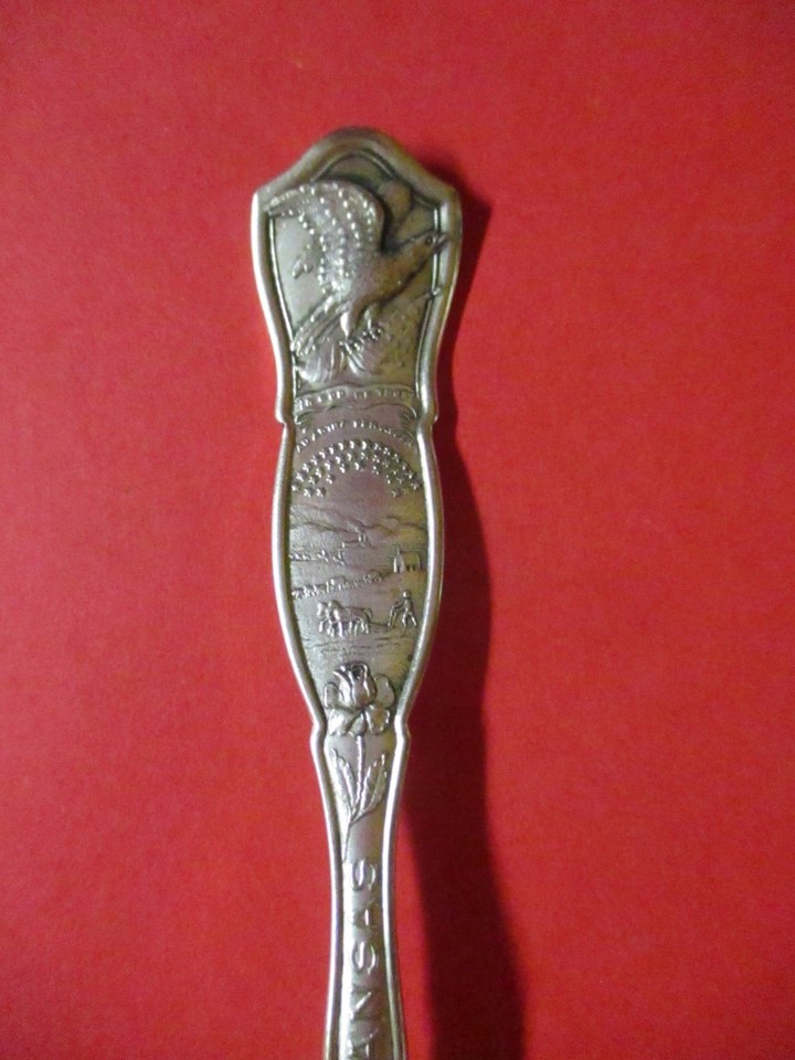 VINTAGE NEW YORK STATE SPOON 1881 ROGERS EAGLE 6"-SILVER PLATE | eBay